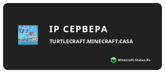 Майнкрафт сервер turtlecraft.minecraft.casa